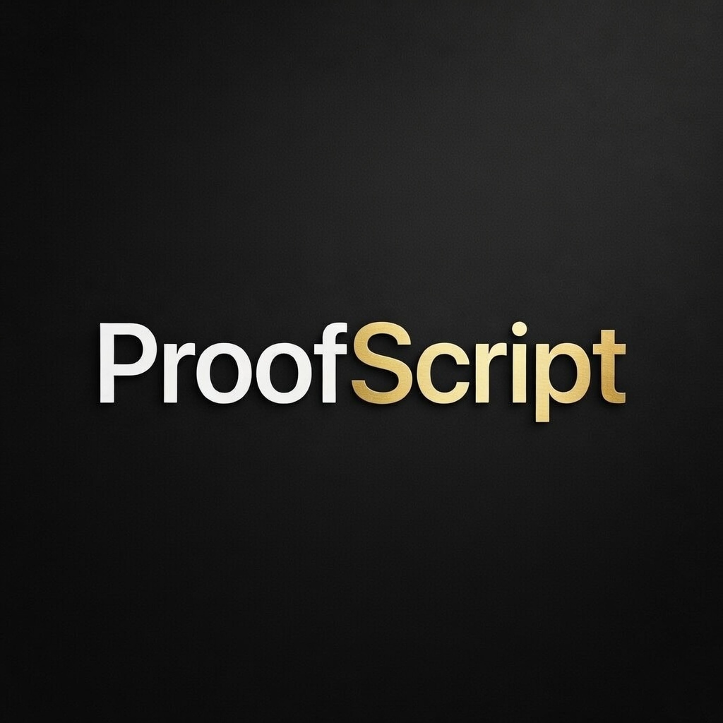ProofScript — Protect Your Screenplay Before You Pitch